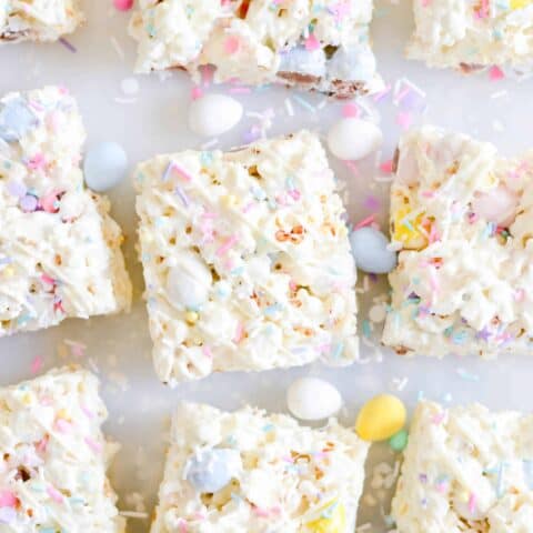 Easter Bunny Popcorn Bars